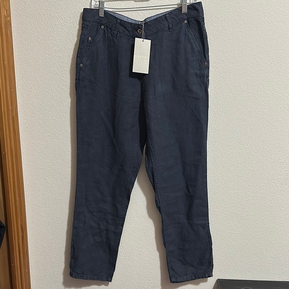 Poetry | Pants & Jumpsuits | Poetry Straightleg Jean Heavy Linen | Poshmark